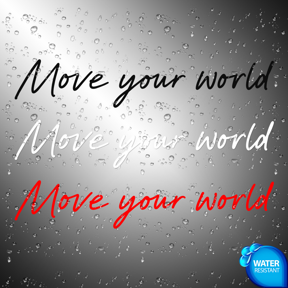 Toyota Slogan Sticker | Move Your World | 8 inches decal | Cut-out ...