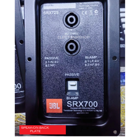 JBL Speak ON Back Plate Speakon SPEAK ON for Mid/High Speaker Box Back ...