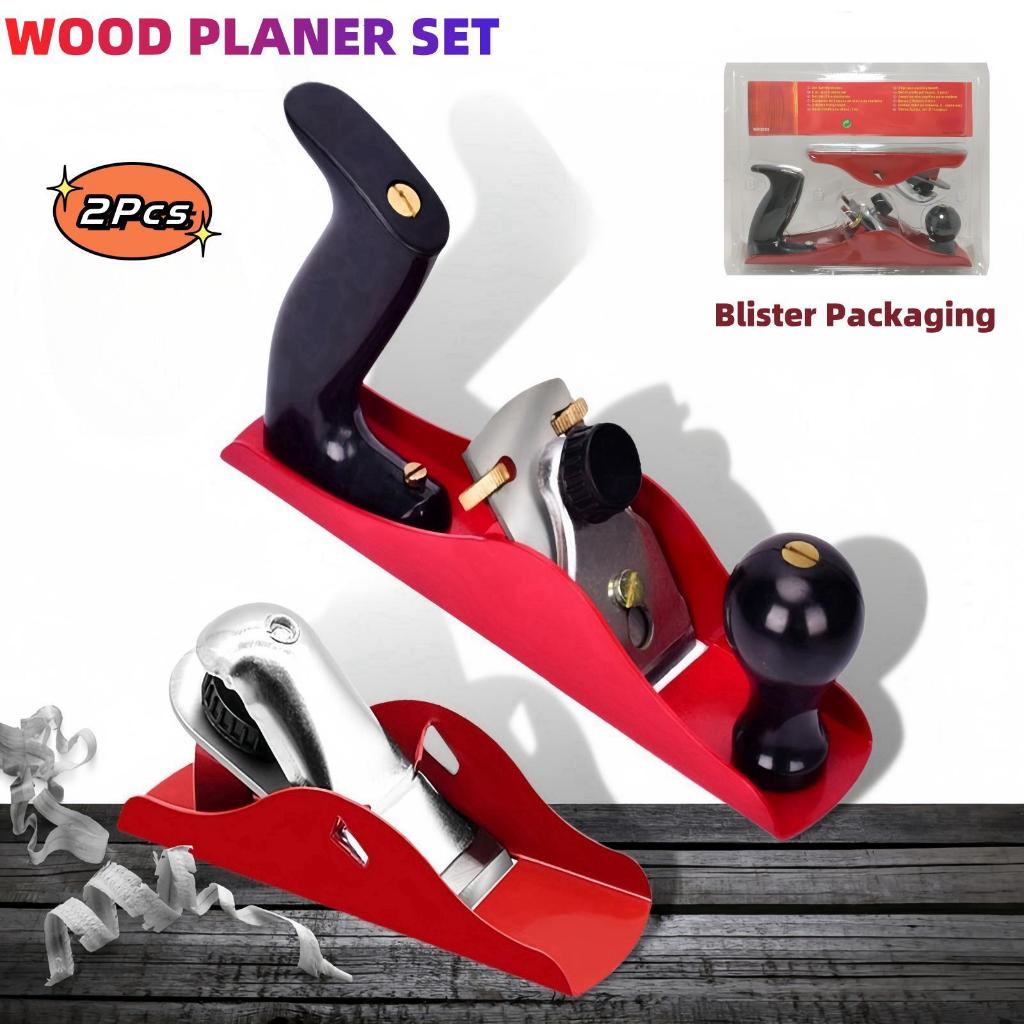 Maxten 2Pcs set Wood Planer Manual Hand Planer Adjustable Precision ...