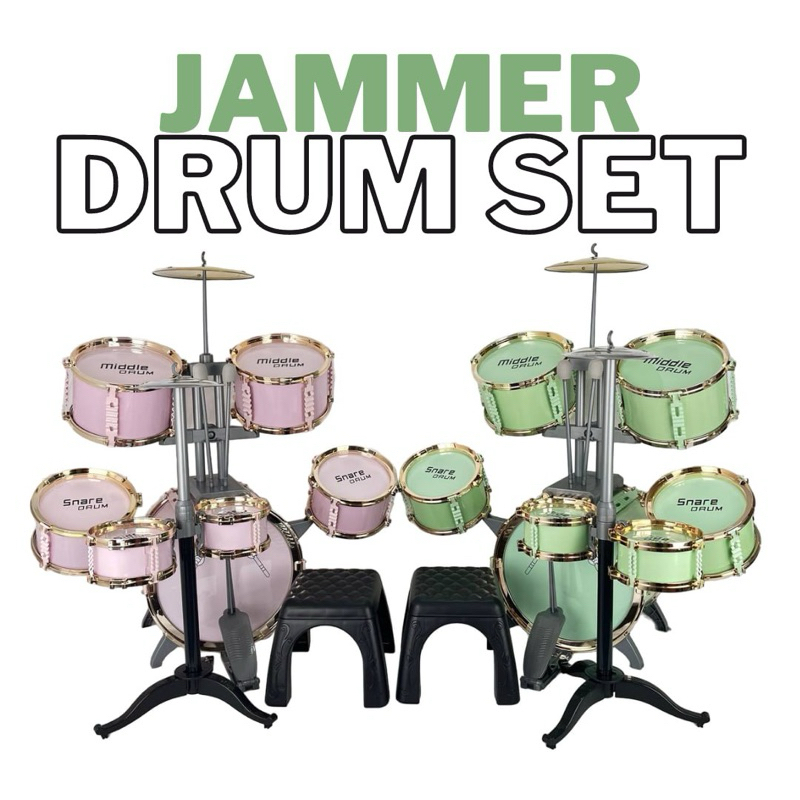 Jammer Drum Set Musical Toys Children Drum Set Music Toys For Girls ...