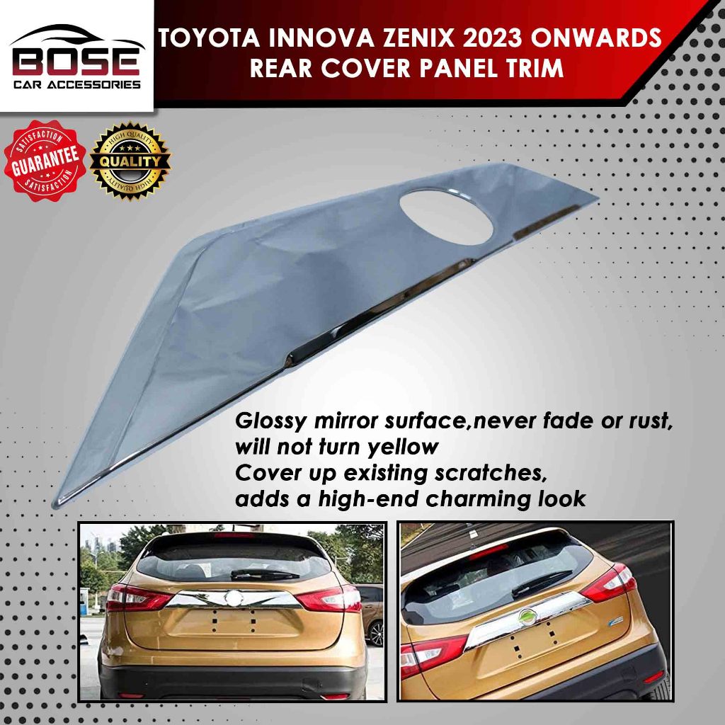 Rear Trim Trunk Lid Cover For Toyota Zenix 2023 Onwards Year Model ...
