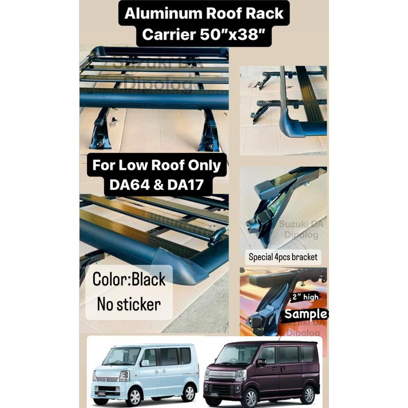 Aluminum Roof Rack Carrier 50”x38” For Minivan DA64/DA17 Low Roof Only | Shopee Philippines
