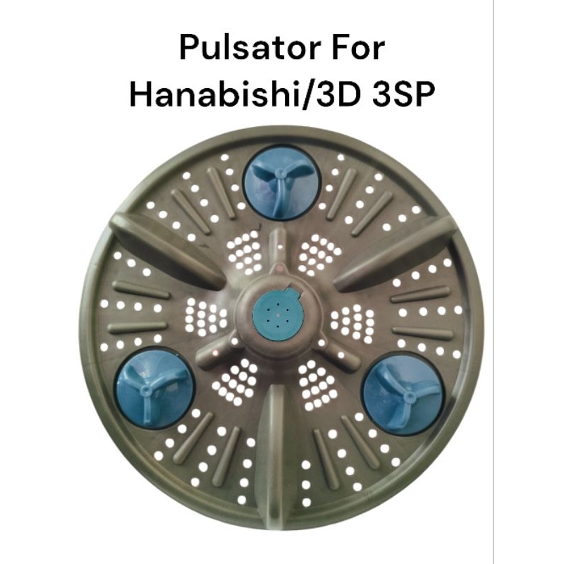 Washing machine pulsator for Hanabishi/3D 3SP square type | Shopee ...