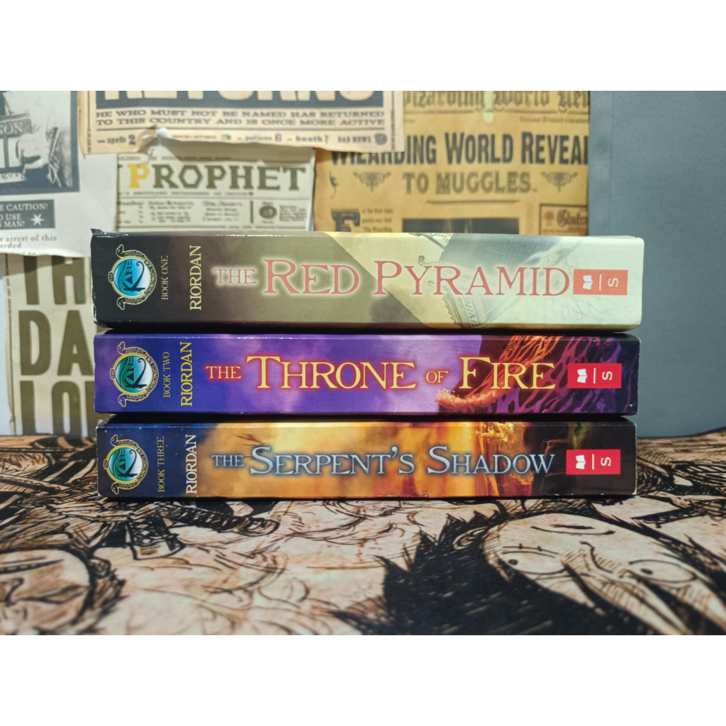 (HB) The Kane Chronicles Series by Rick Riordan - Red Pyramid, Throne ...