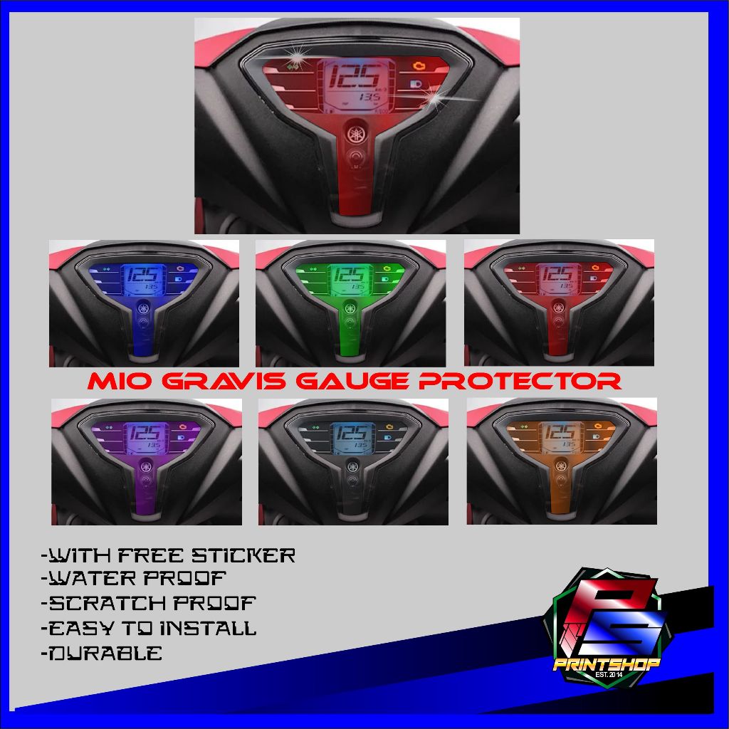 Mio Gravis Speedometer LCD Panel Gauge Protector Film Anti Scratches ...