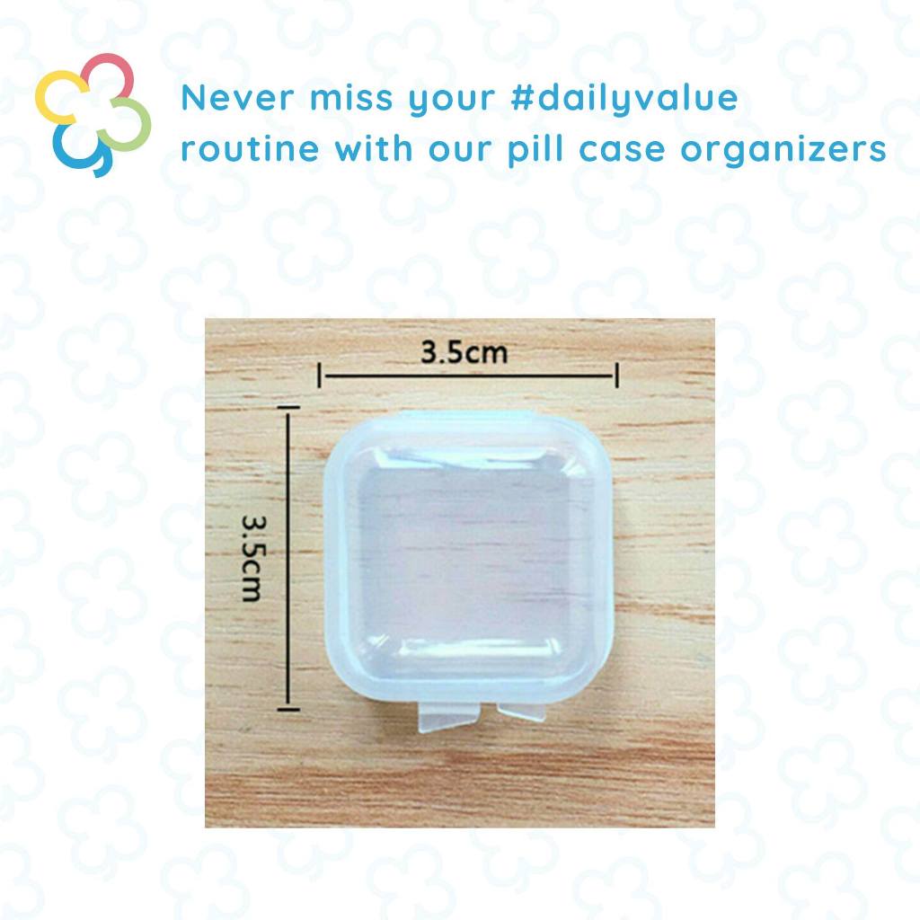 Mini Plastic Pill Organizer Storage Box | Shopee Philippines