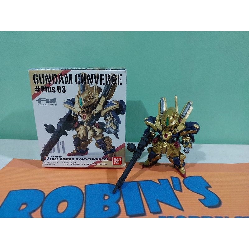 Bandai Gundam Converge Plus 03 FA 00100S Full Armor Hyakushiki Kai ...