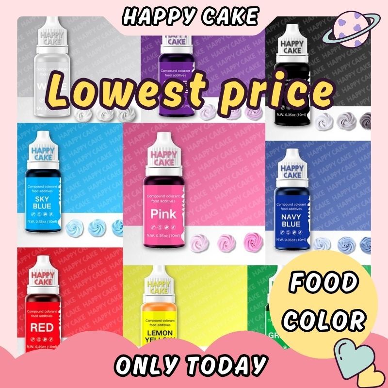 【Local Shipment】1pc 25color Natural Ink Christmas Food Coloring Baking ...
