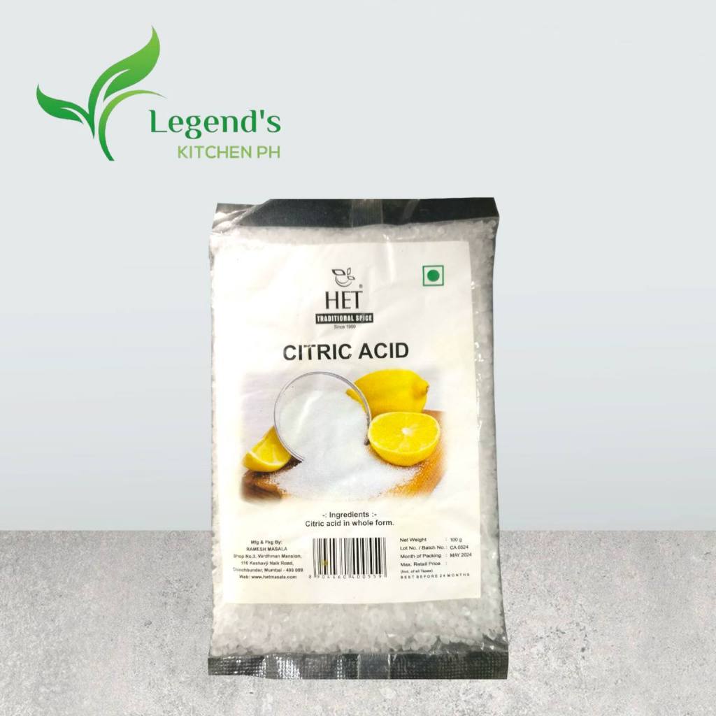 HET Citric Acid | Sour Salt| Crystalline White Powder for Cooking| Add ...