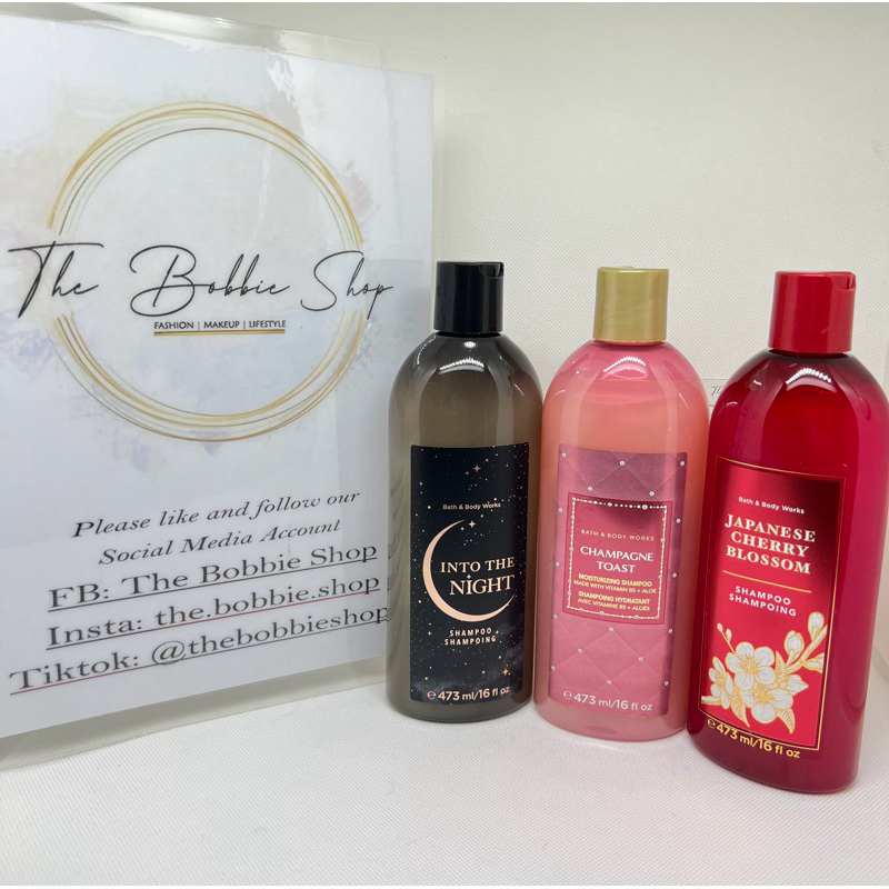Bath & Body works Shampoo 473ml | Shopee Philippines