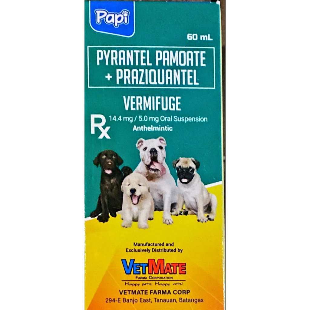 Papi Vermifuge Suspension Dewormer 60ml | Shopee Philippines Papi Vermifuge Suspension Dewormer 60ml | Shopee Philippines