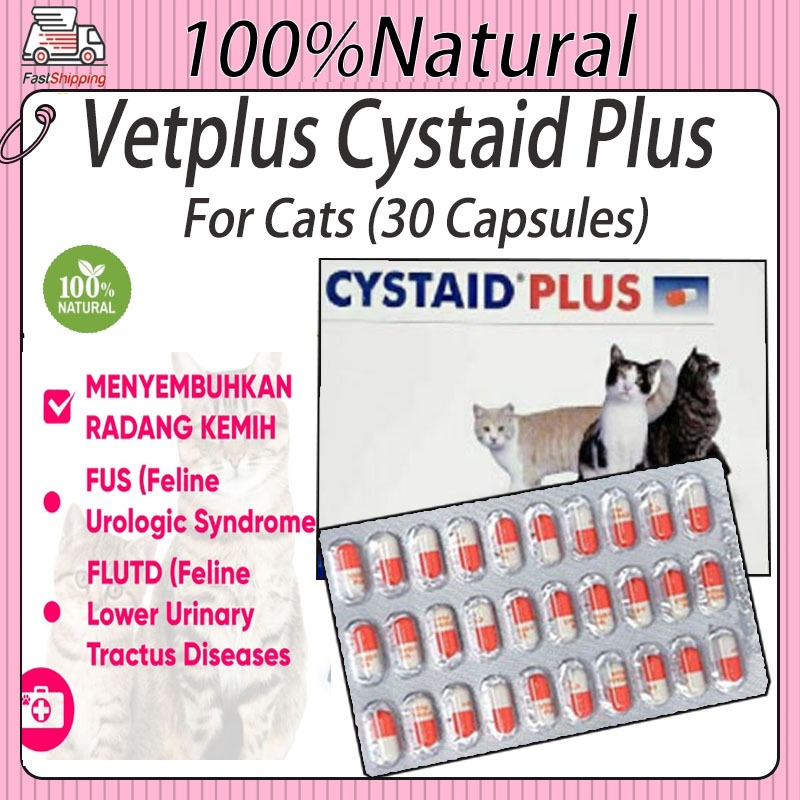 【Buy 2 free 1 】Vetplus Cystaid Plus Urinary Tract For Cats / Urinary ...