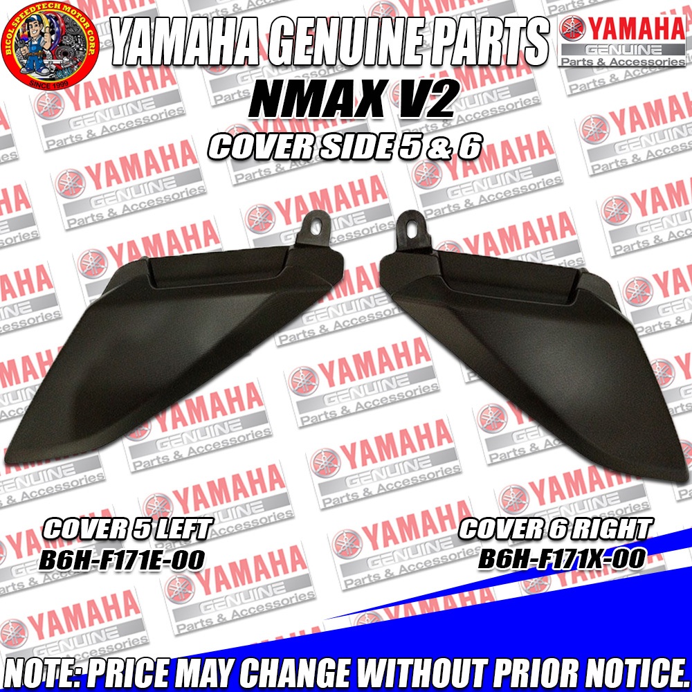 NMAX V2 COVER SIDE 5 AND 6 (YGP) (Genuine: LH- B6H-F171E-00 / RH- B6H ...