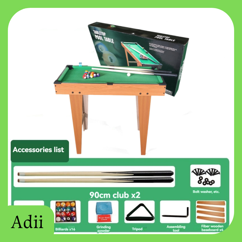 Mini billiard Table Set 27Inch Wooden Tabletop Pool Table Set Billiards ...