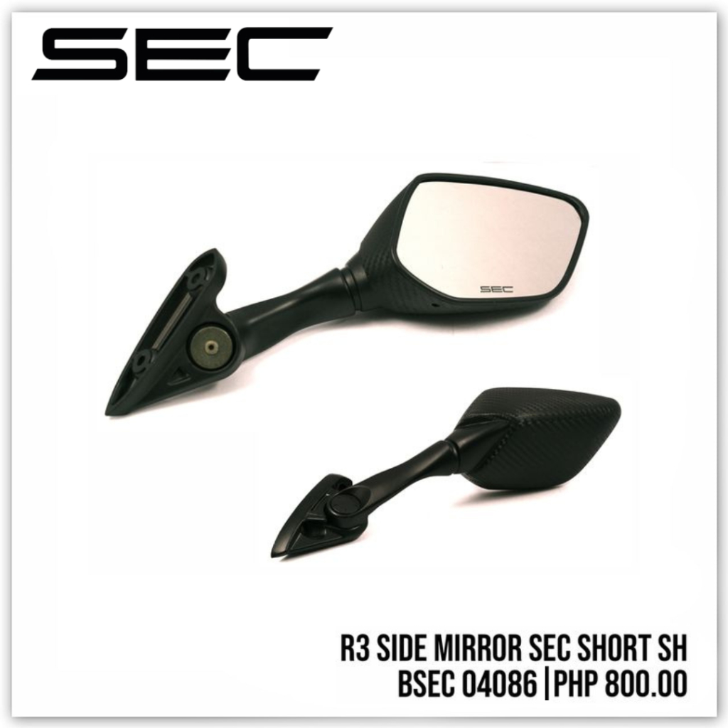 Sec Side Mirror R3 Short SH (BSEC-04086) | Shopee Philippines