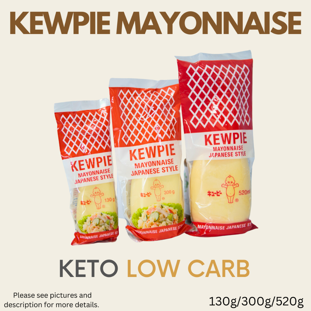 Kewpie Mayonnaise Japanese Style Keto Low Carb Approved Vegan Gluten ...