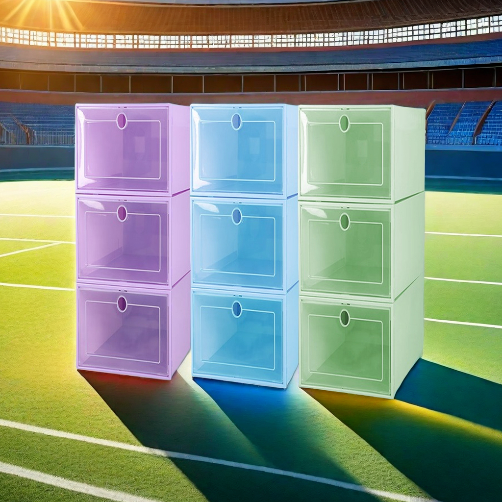 Big Shoe Rack Organizer Shoe Box Storage Organizer Hard Plastic ...