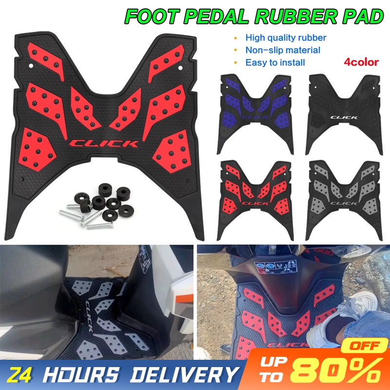 HONDA CLICK 125i /150i Footboard Rubber Matting With Bolts For CLICK V1 ...