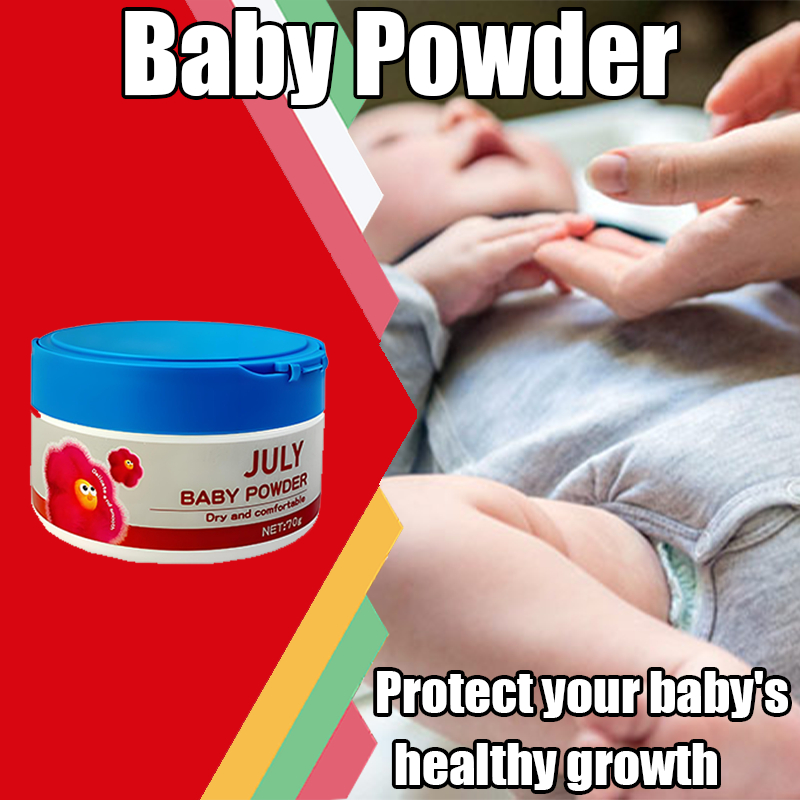 JULY Baby Powder Dry And Comfortable Prevents Prickly Heat Baby Powder ...