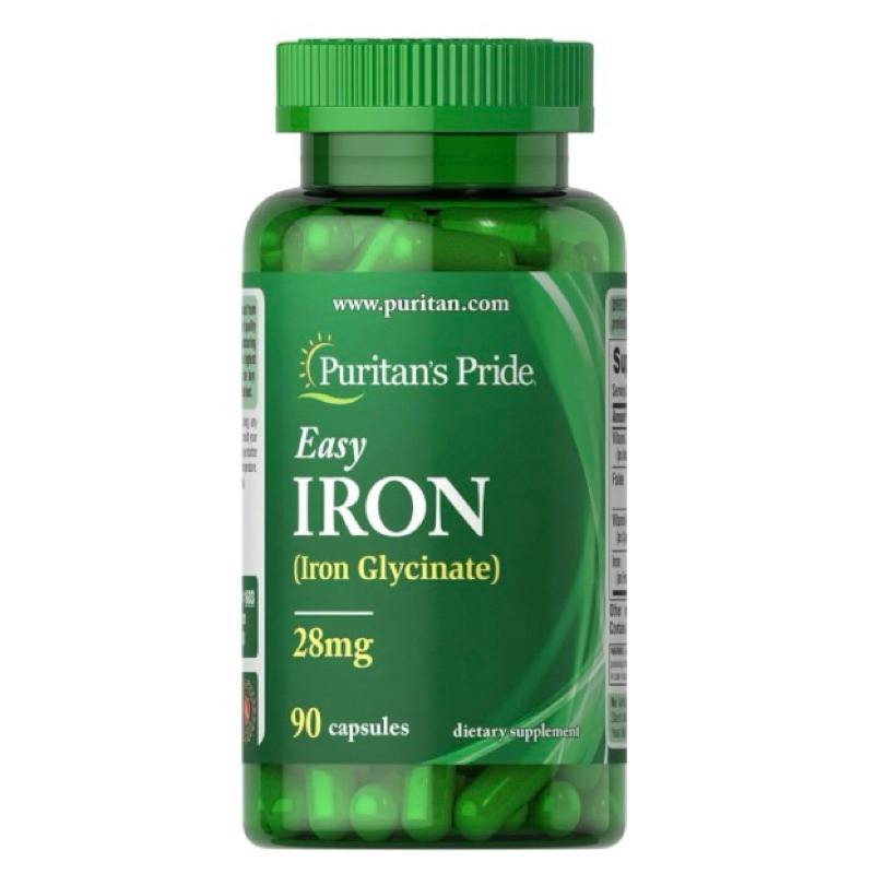 Puritan's Pride Easy Iron 28 mg (Iron Glycinate) | Shopee Philippines