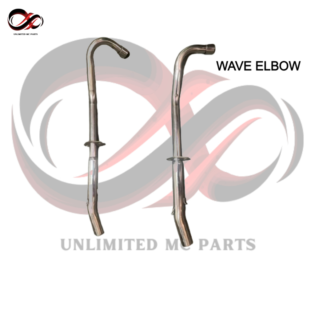 Elbow Pipe Wave 125/110 Stainless | Shopee Philippines