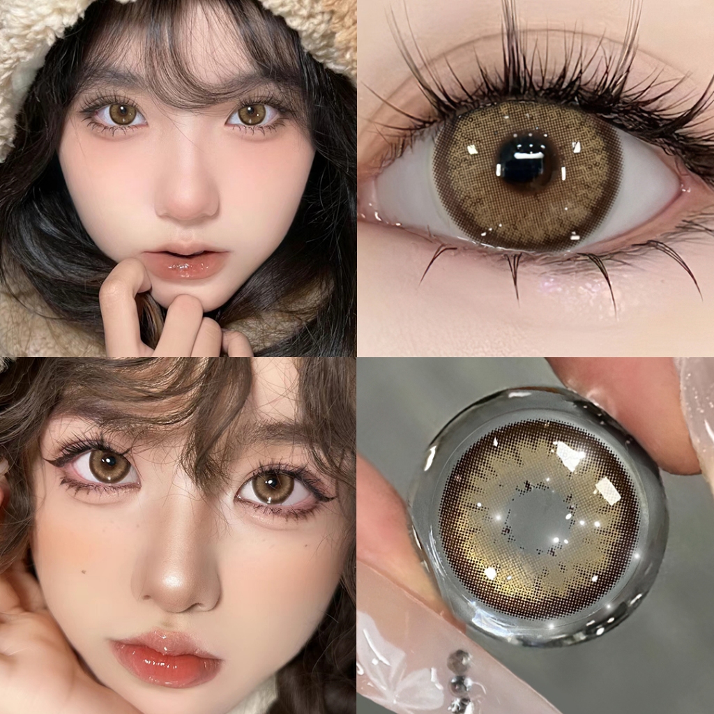 【FDA Certification】 Magister Contact Lens 2Pcs Kawaii Brown Soft Color ...