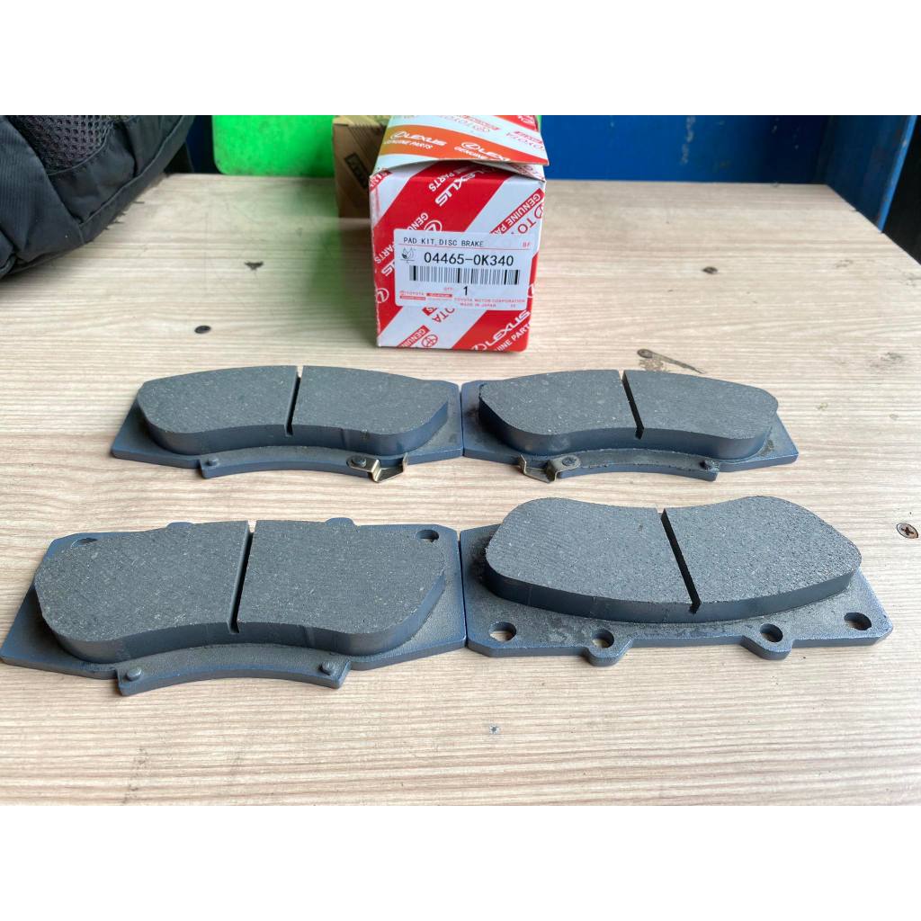 BRAKE PAD FRONT FOR TOYOTA FORTUNER 2010-2015 (04465-0K340) | Shopee ...