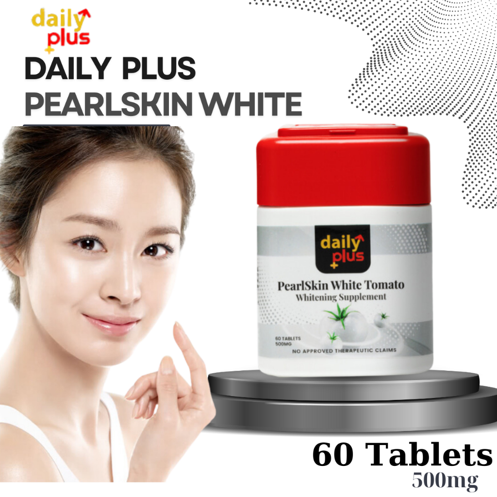 Daily Plus White Tomato Whitening Supplement 60capsules | Shopee ...