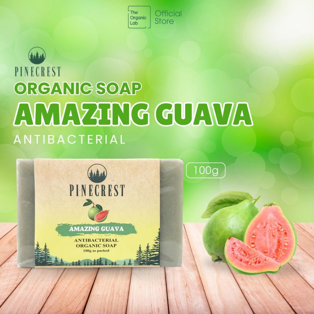 PINECREST Organic Amazing Guava Healing Soap 100g | Shopee Philippines