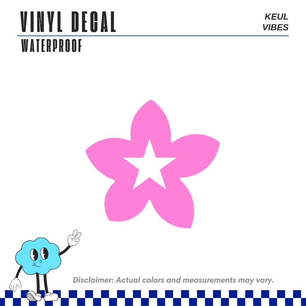 BINI Flower Logo Bloom vinyl decals PPOP laptop tumbler waterproof ...