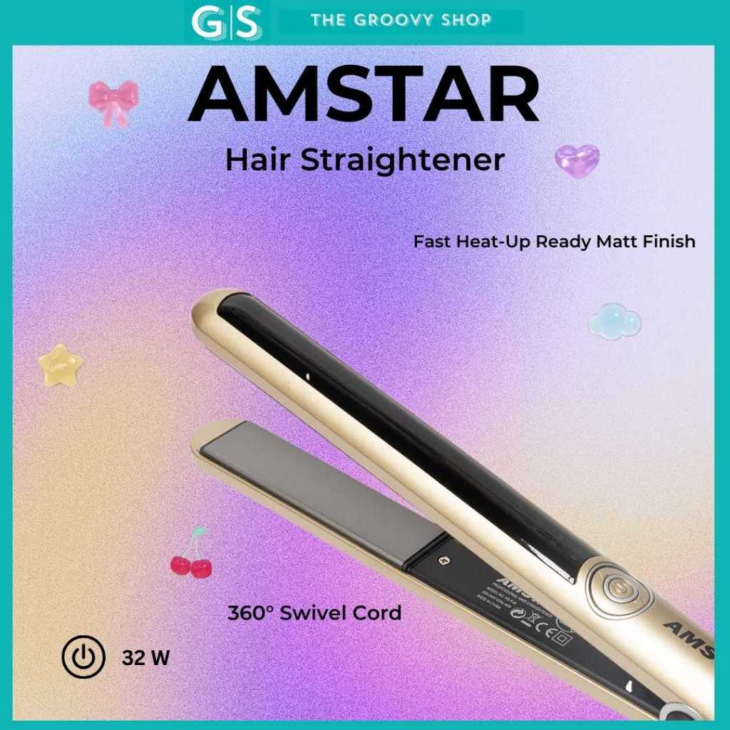 Amstar 46W Hair Straightener | 5 Heat Control Levels | Ceramic Plate ...