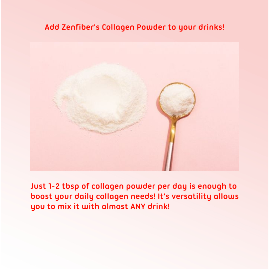 Zenfiber Organiques Pure Collagen Powder - Bovine Unflavored - 250g ...
