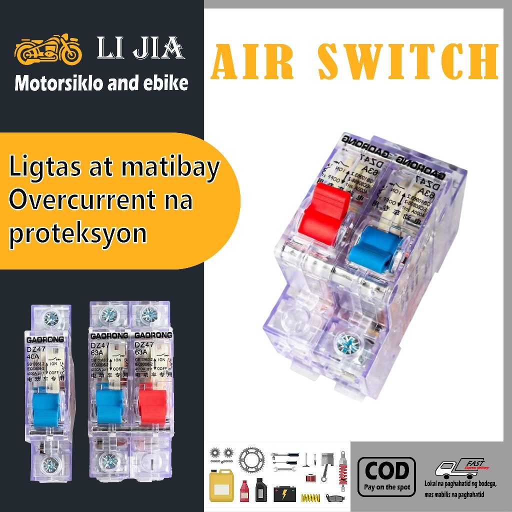 Electric Transparent DC Circuit Breaker Single Pole 40A and double Pole ...