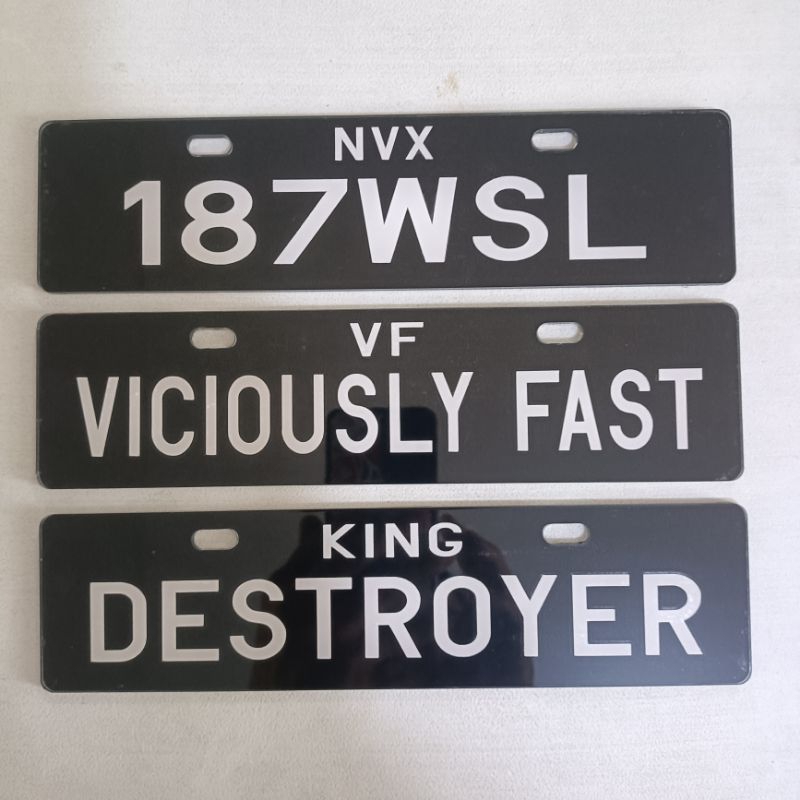 malaysian inspired plate number mv file number customized plates ...