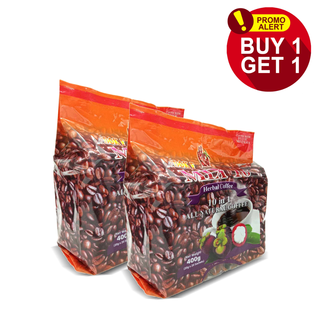 BUY 1 TAKE Mix10 Herbal Coffee (10in1) 20 sachets in a Box - Yellow ...