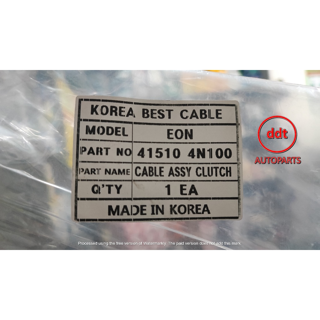 CLUTCH CABLE ASSEMBLY FOR HYUNDAI EON (415104N100) | Shopee Philippines