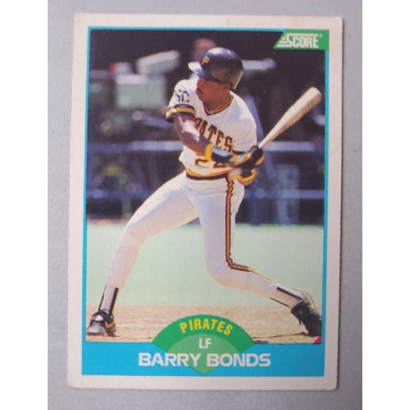 1989 Barry Bonds Pittsburgh Pirates Score Sports Baseball Trading Card ...