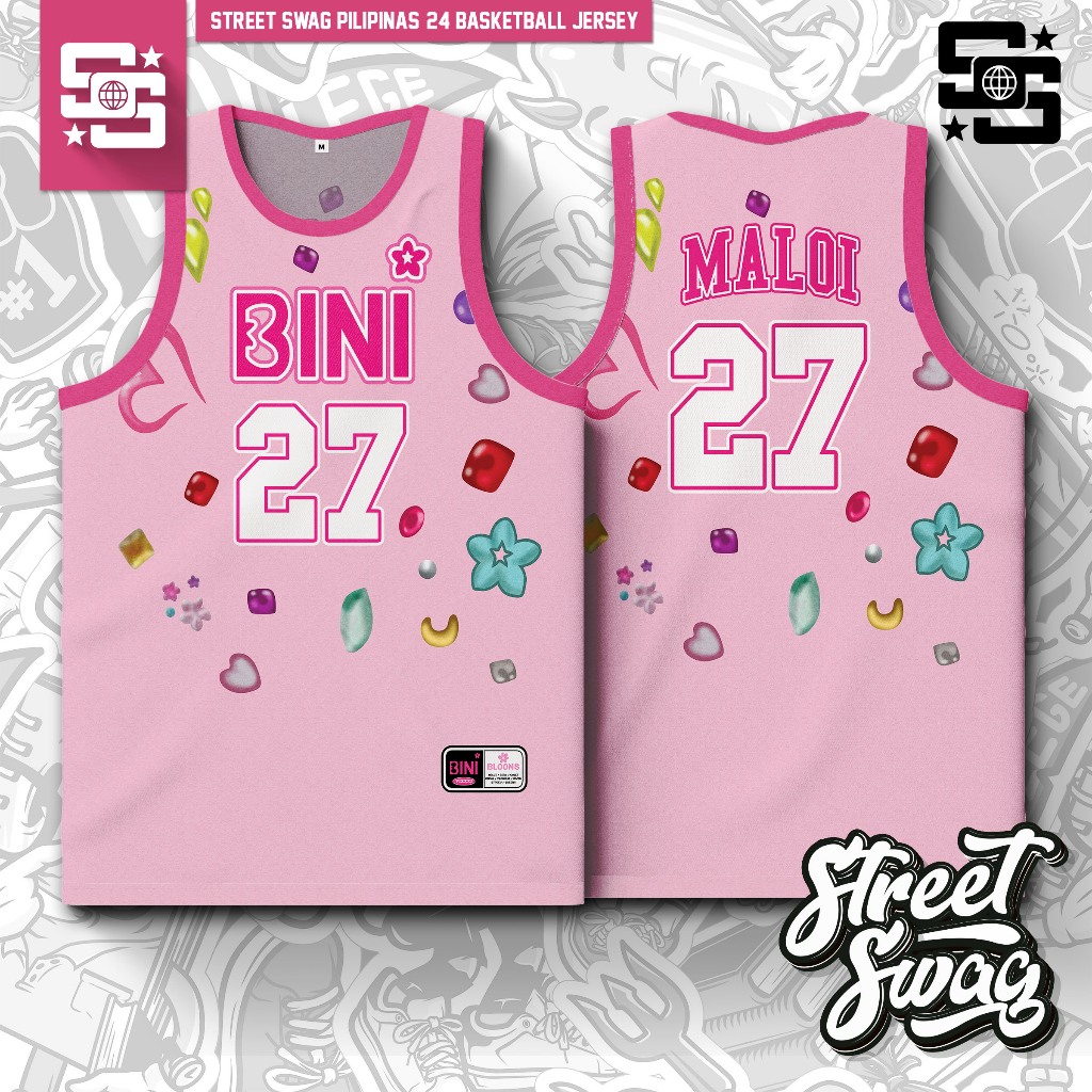 Jersey BINI Full Sublimation Sando Ladies teens plus big size oversized ...