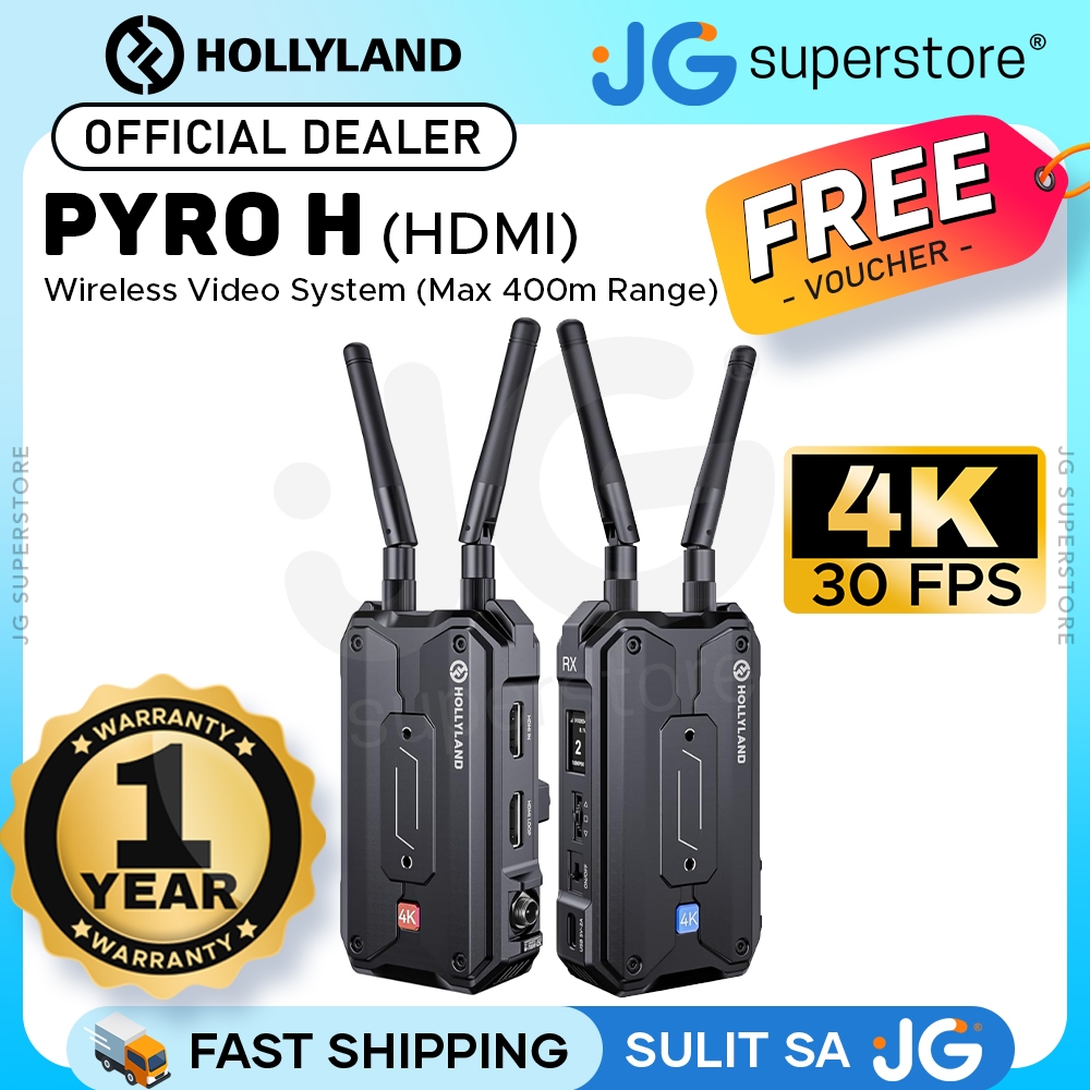 HOLLYLAND PYRO H 4K 30fps UHD HDMI Wireless TX + RX Video Transmission ...