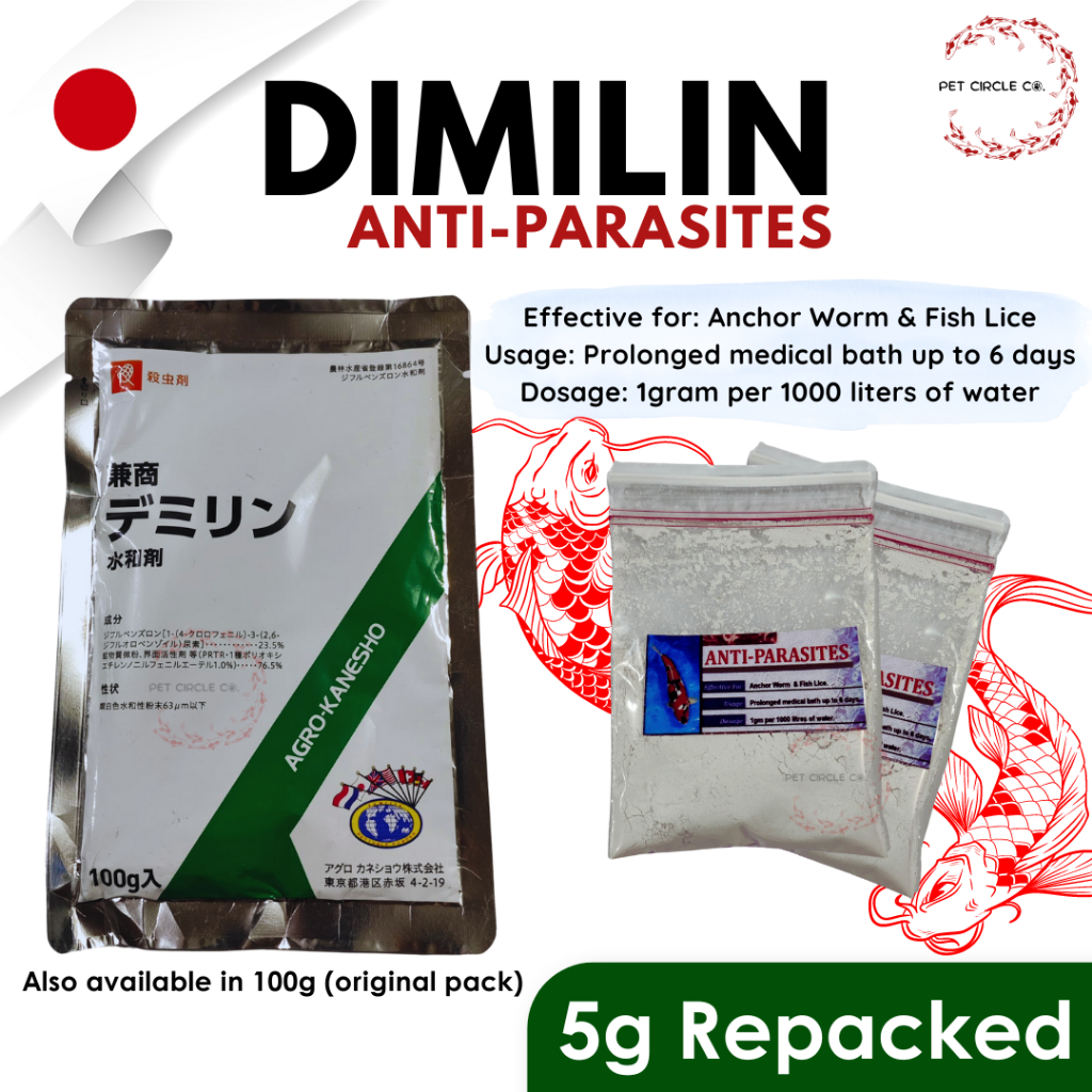 Pure Dimilin Antiparasites for Fish 5g Made in Japan | Shopee Philippines