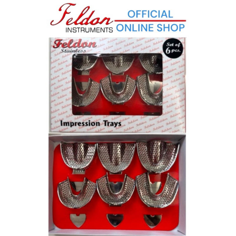 FELDON Perforated/ Non-Perforated Impression Tray ADULT/ PEDIA ...