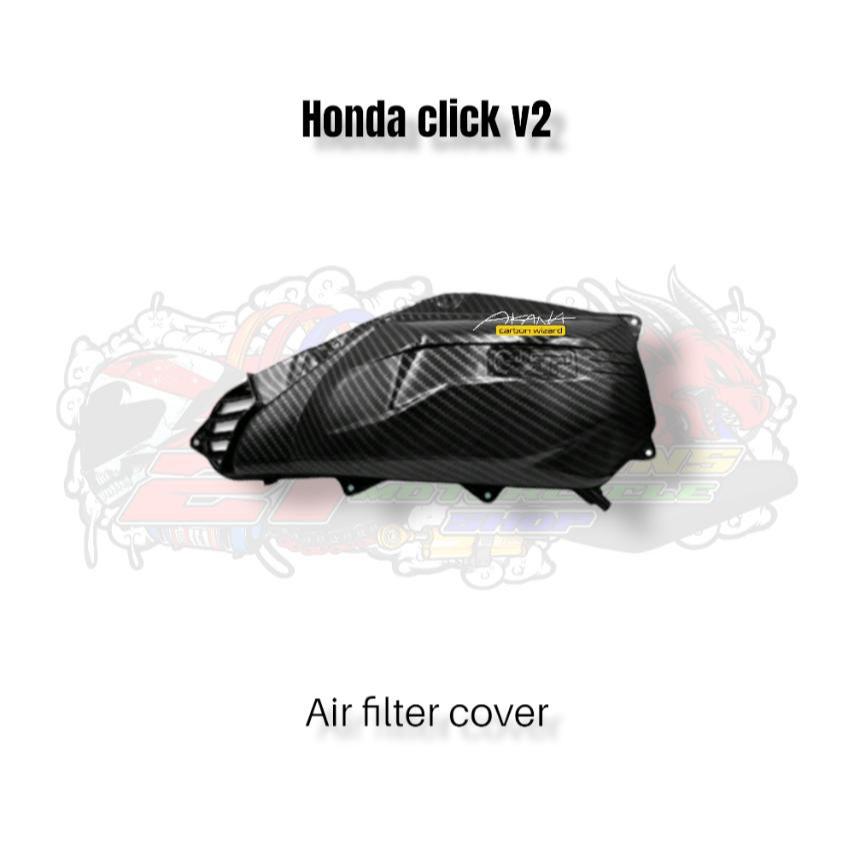 Honda Click Hydro Dip Carbon Air filter Cover | Shopee Philippines