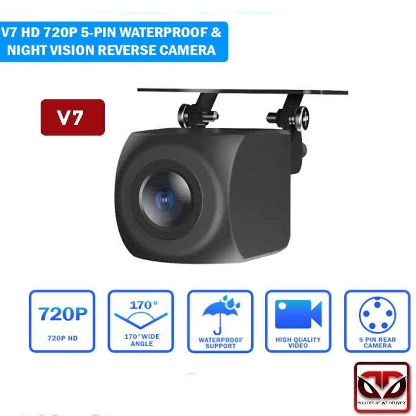 D&D LENOVO V7 Vehicle Rear Camera Backup HD 720P Night Vision 5-pin ...