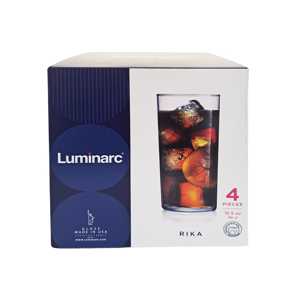 Luminarc Rika Cooler 4 Piece 15.5 Oz | Shopee Philippines