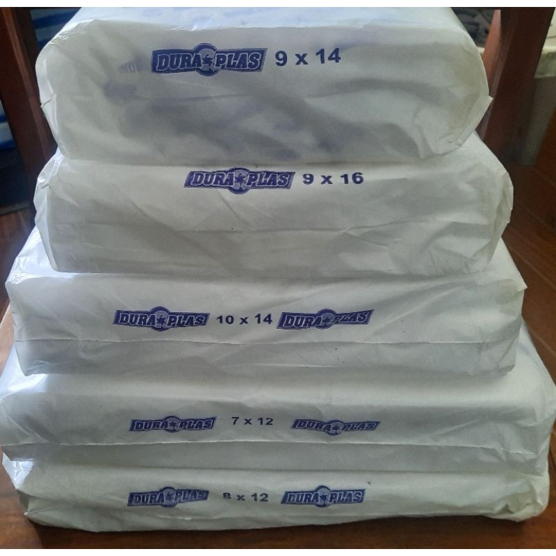9x14 | 9x16 | 10x14 | 7x12 | 8x12 Dura Plas Blue .02 Thickness 100's ...