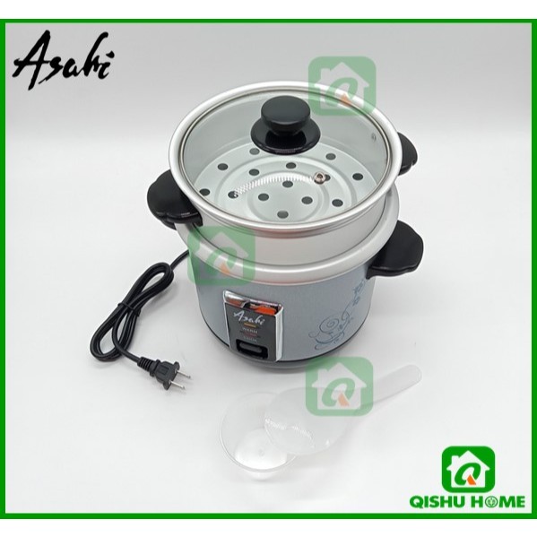 Asahi Rice Cooker 0.6L Grey with Black Color RC-31 | Shopee Philippines