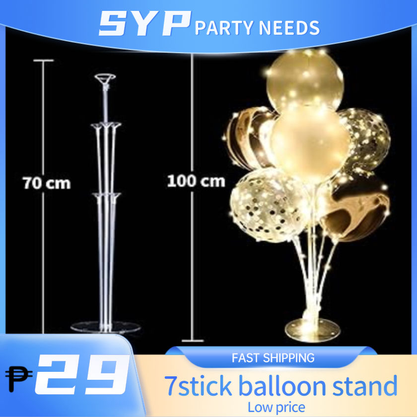 70CM Clear Table Balloon Stand Column Upright Balloon Stand Party Table ...