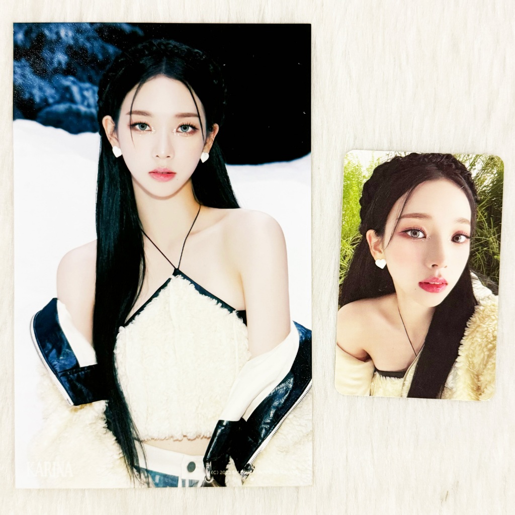 AESPA SMCU 2022 Town Palace KARINA Diwata Goddess 4x6 Photocard Set ...