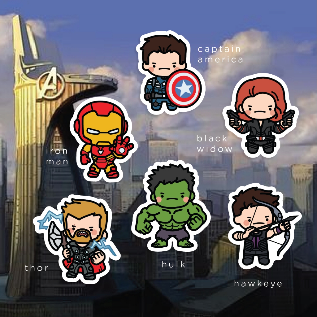Marvel Avengers Sticker Pack Shopee Philippines