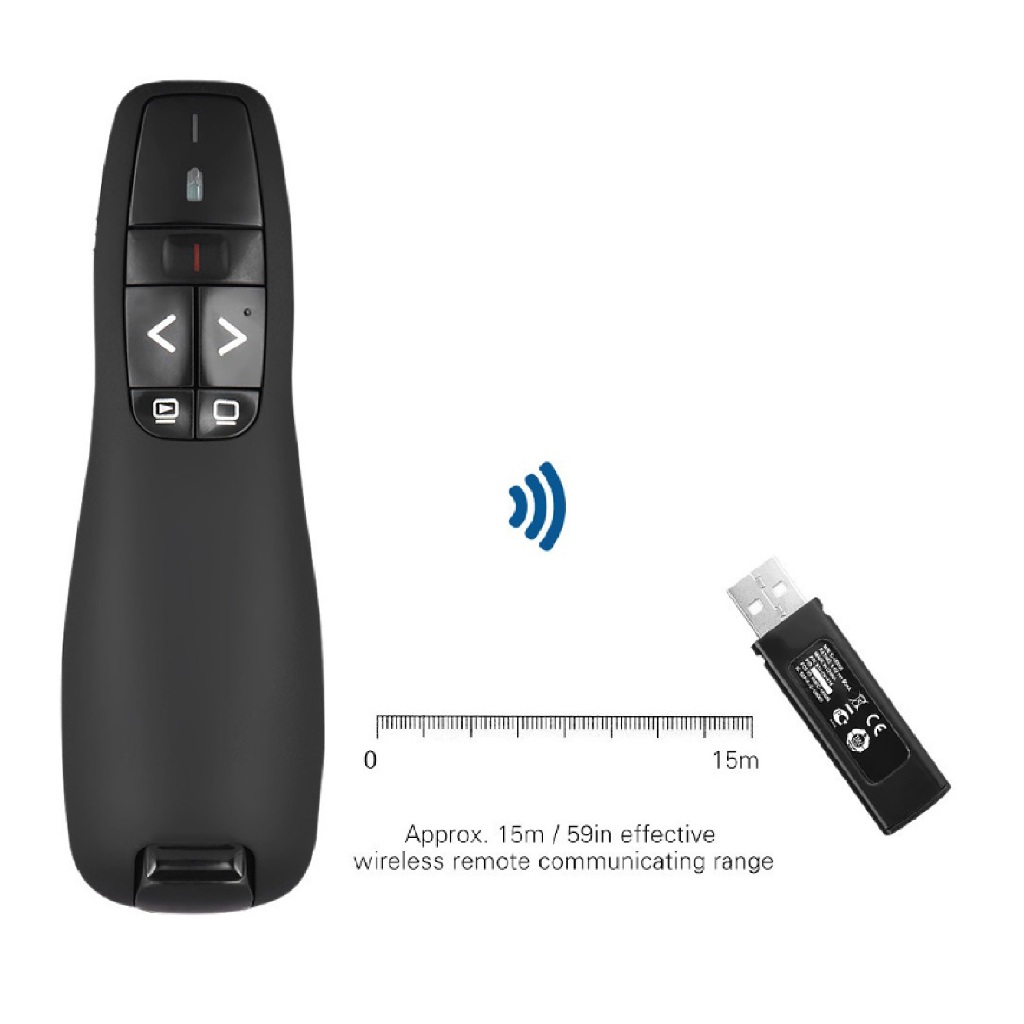2.4GHz Wireless USB PPT Flip Pen Pointer Clicker Presenter with Built ...